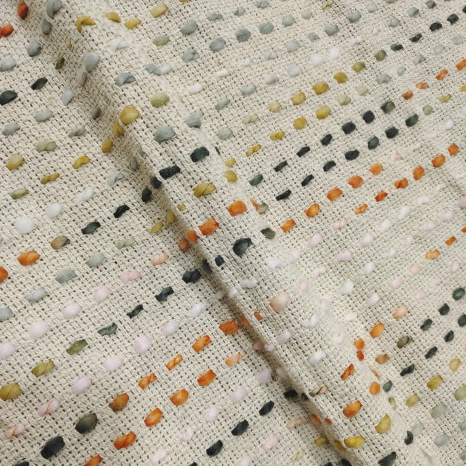 Handmade Jacquard Fabric HM086 - Fabric Hugs